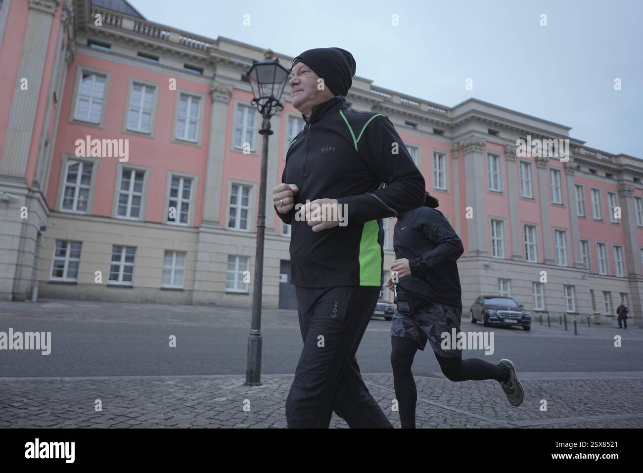 Potsdam, Germany. 23rd Feb, 2025. Federal Chancellor Olaf Scholz (SPD ...