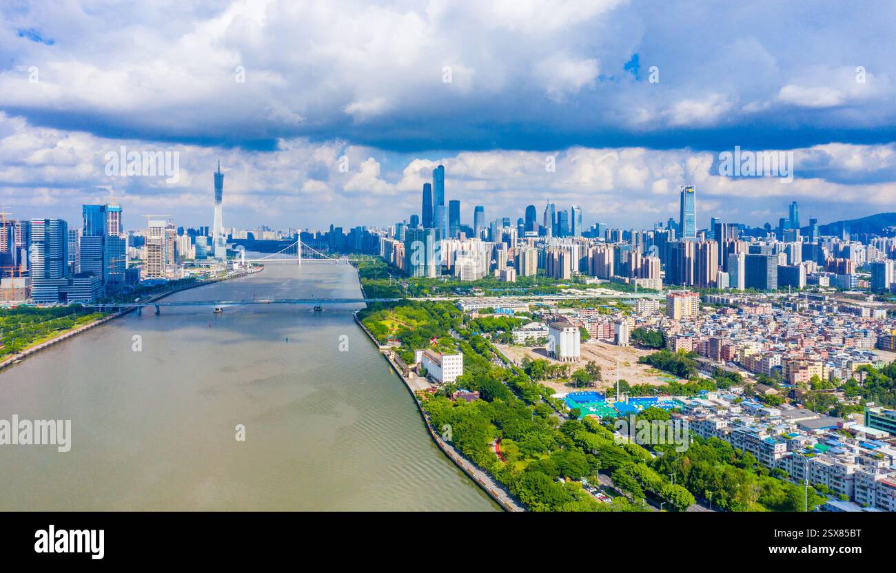 Aerial Scenery of Guangzhou City, China Stock Photo - Alamy