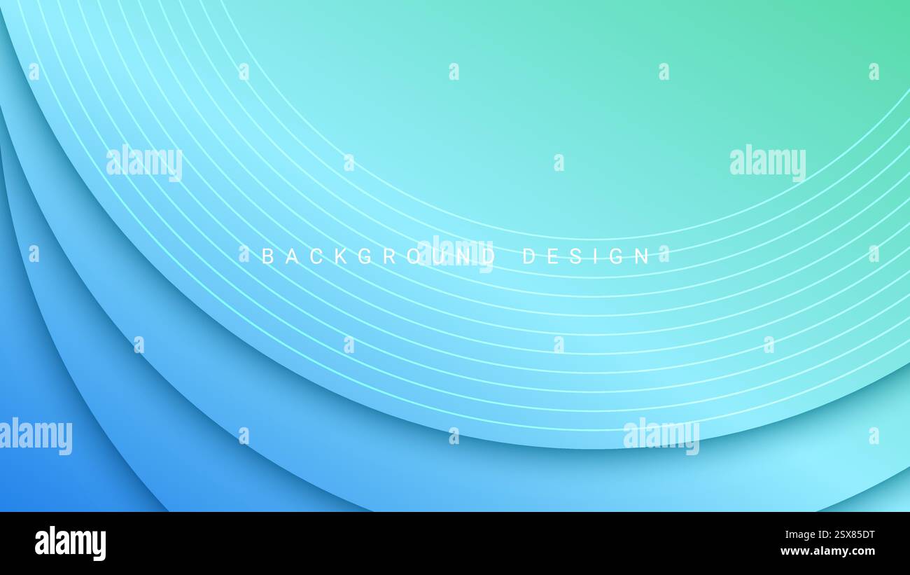 green and blue gradient geometric abstract background design Stock ...