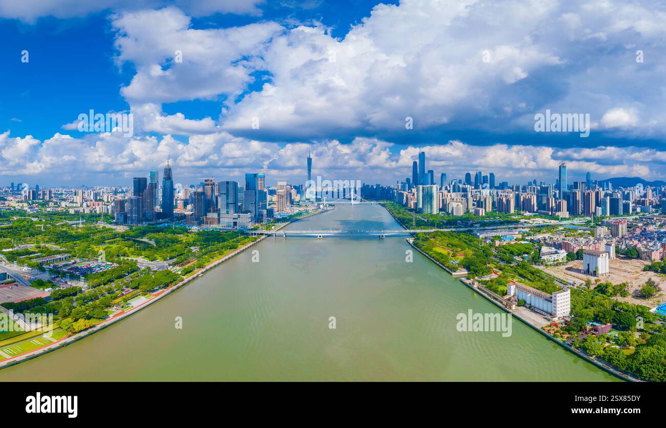 Aerial Scenery of Guangzhou City, China Stock Photo - Alamy