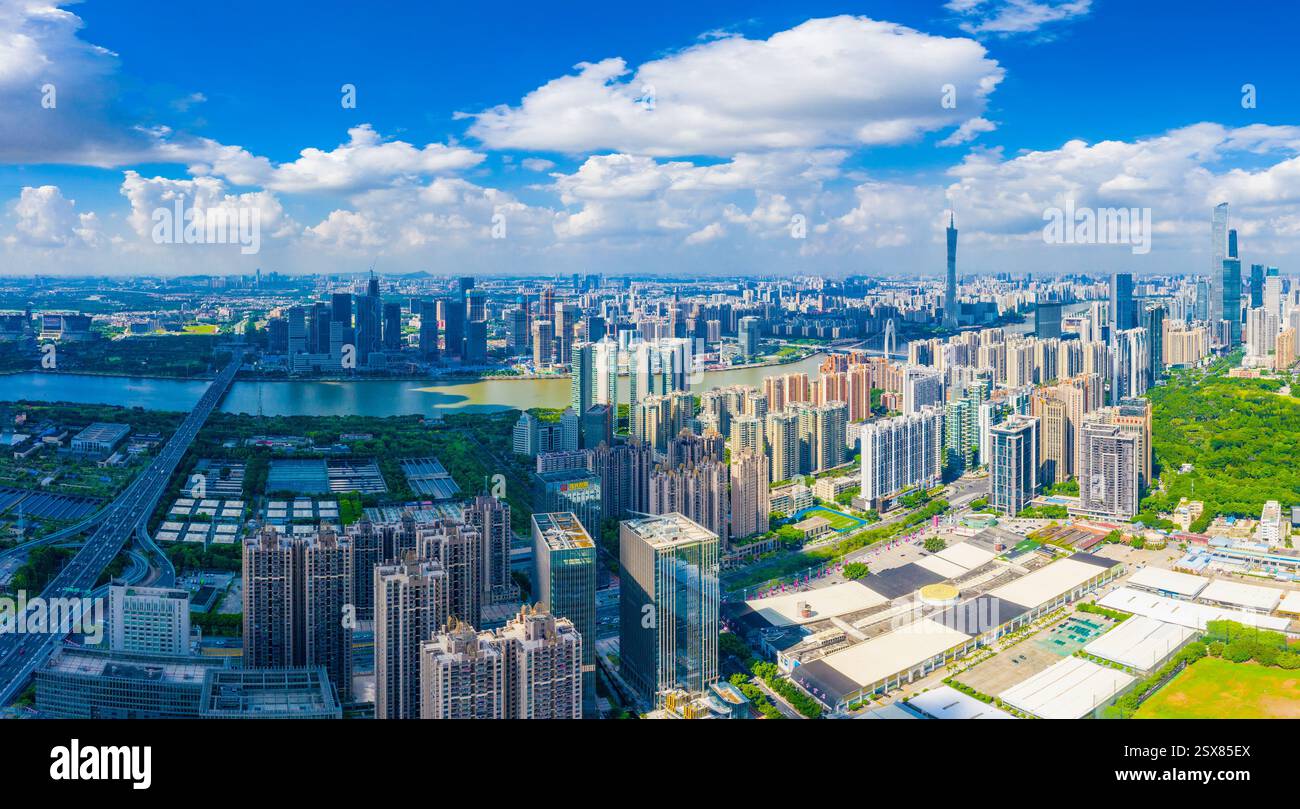 Aerial Scenery of Guangzhou City, China Stock Photo - Alamy