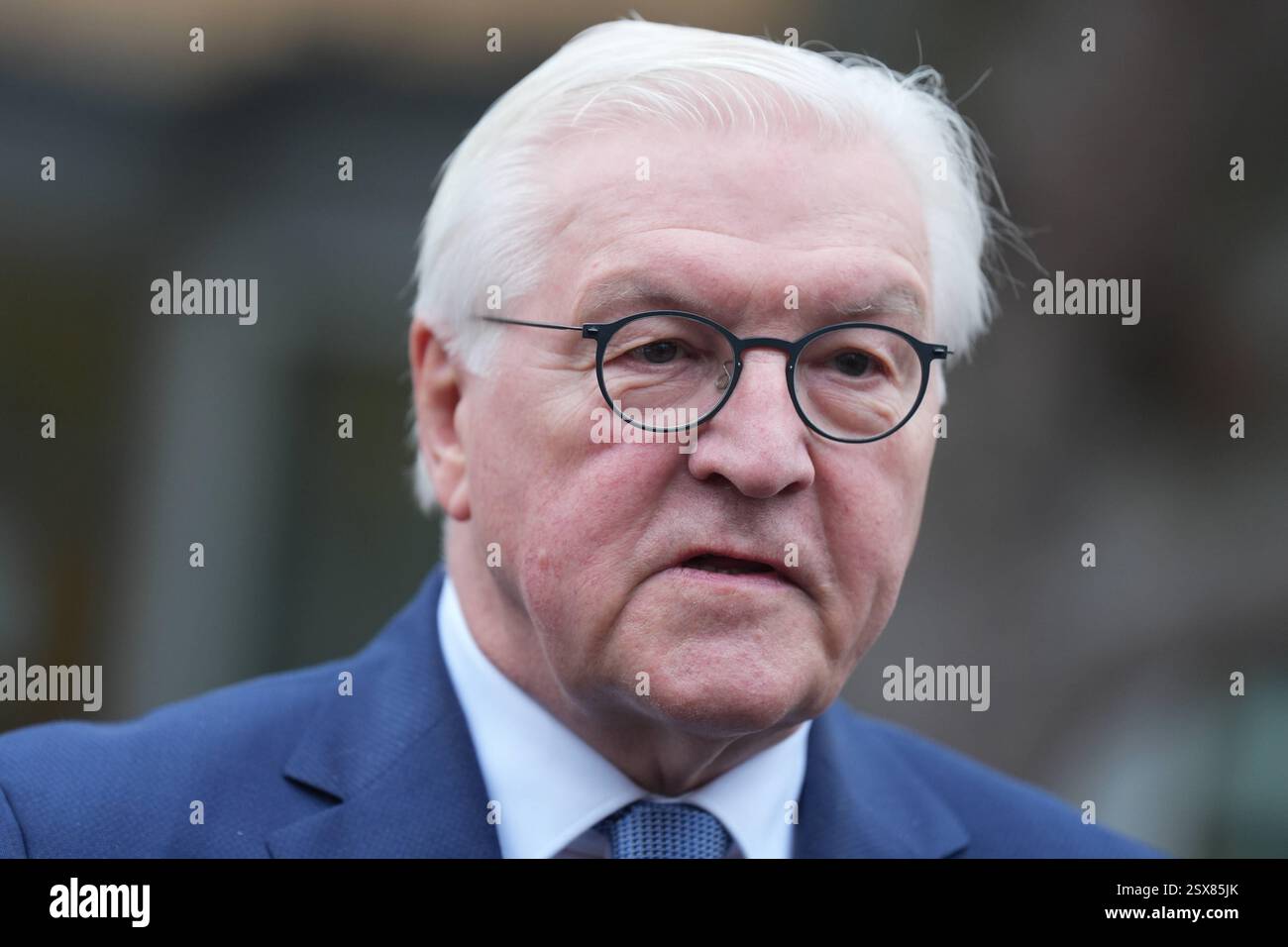 Bundestagswahl 2025, Stimmabgabe Bundespraesident Steinmeier ...