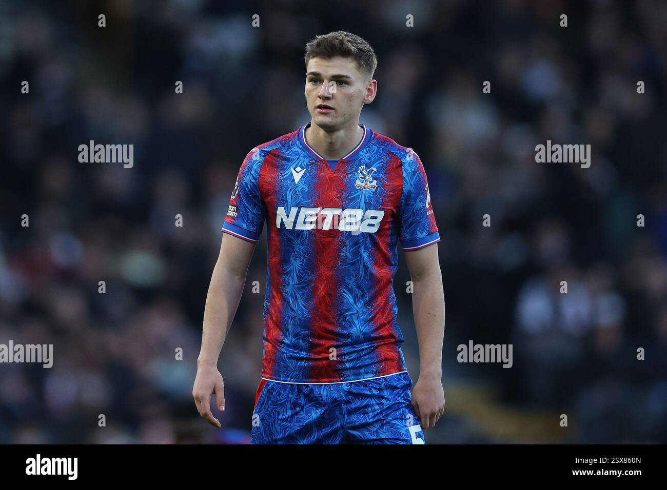 London, England, 22nd February 2025. Justin Devenny of Crystal Palace ...