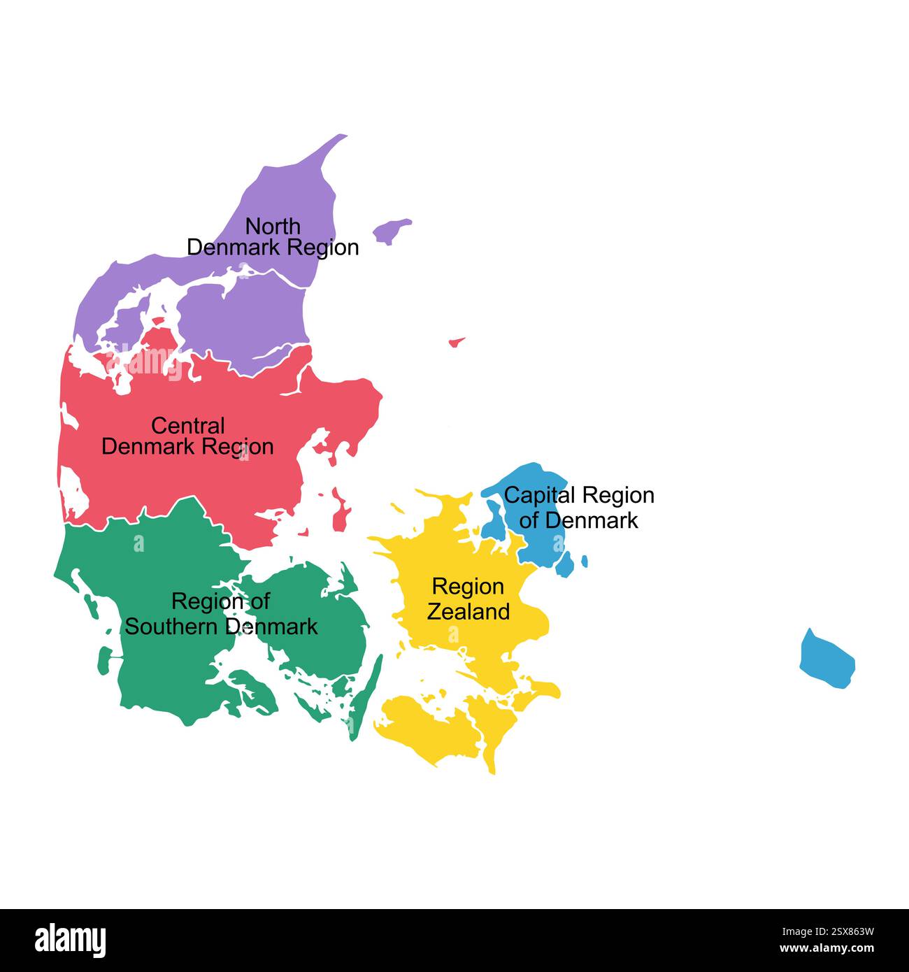 Nordjylland vector vectors hi-res stock photography and images - Alamy
