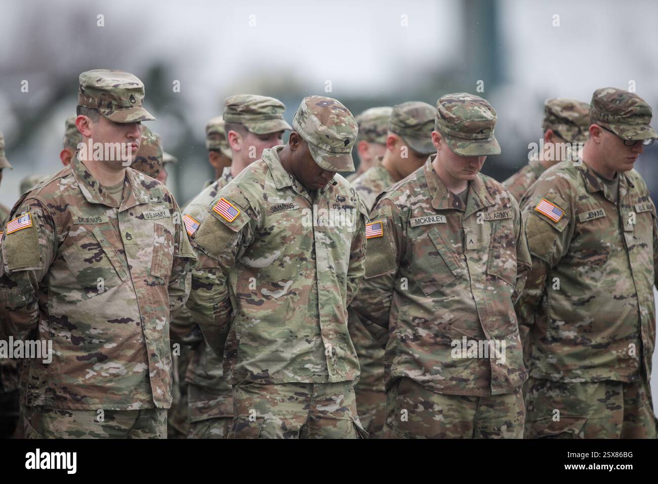 Mihail Kogalniceanu, Romania - March 31, 2023: US soldiers at a ...