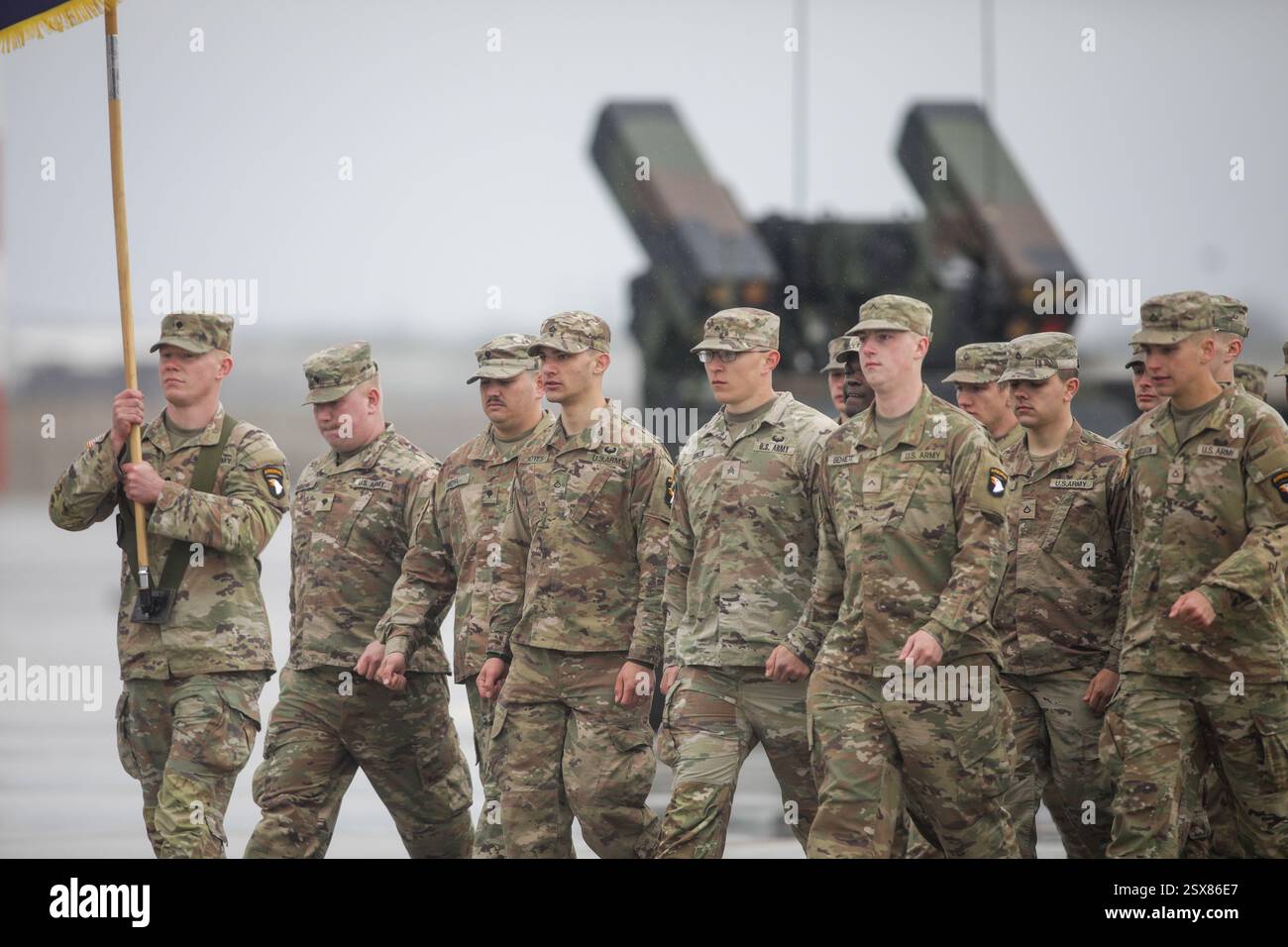Mihail Kogalniceanu, Romania - March 31, 2023: US soldiers at a ...