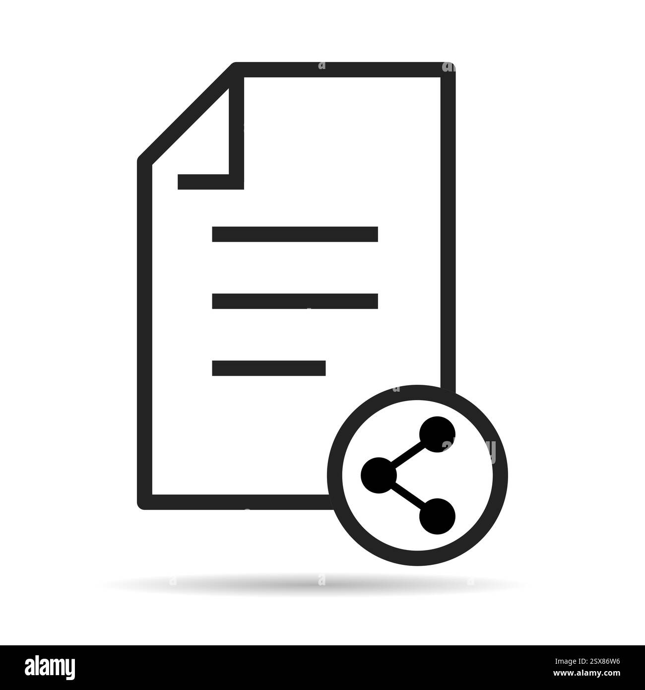 In compliance icon shadow sign, company passed inspection symbol ...