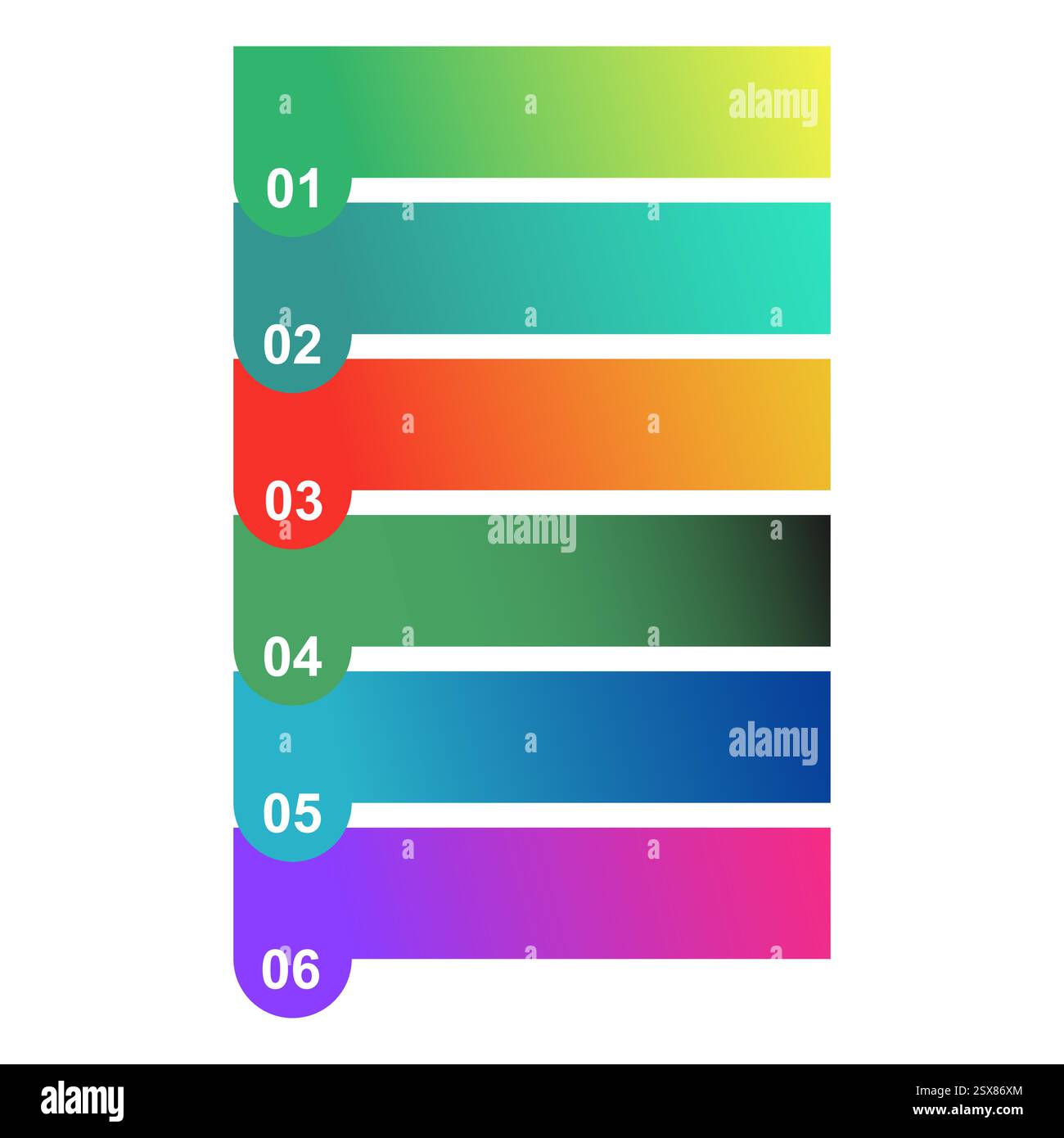 Six step infographic vertical diagram, business information design ...