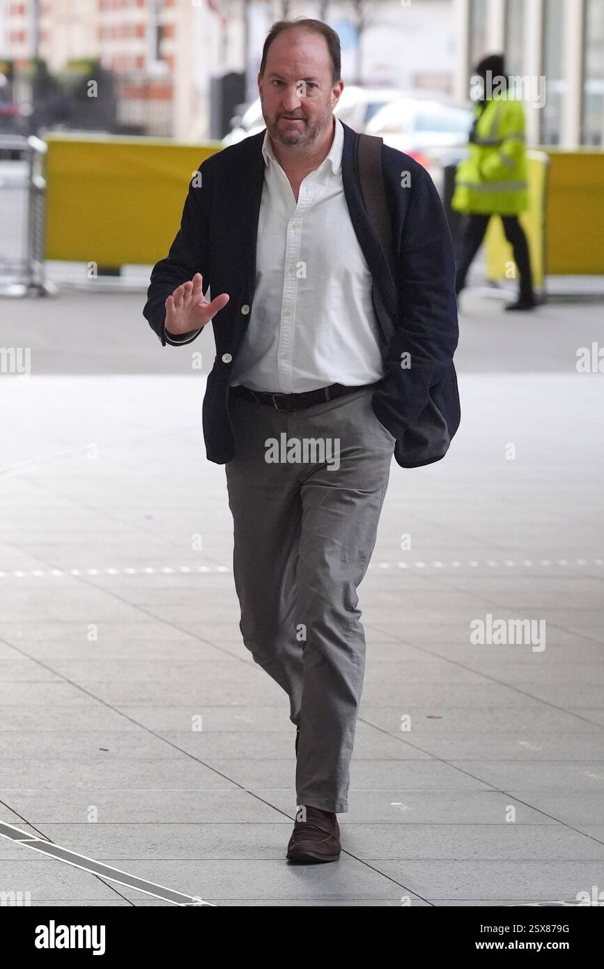 Former Downing Street director of communication Guto Harri arrives at ...