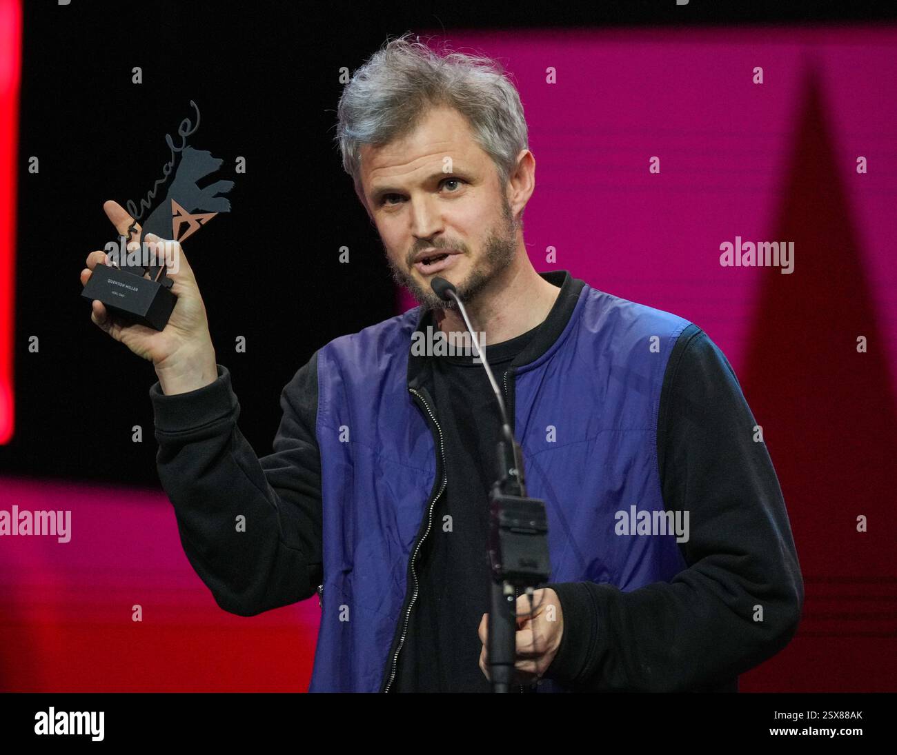 Berlin, Germany. 22nd Feb, 2025. Quenton Miller on stage with the ...