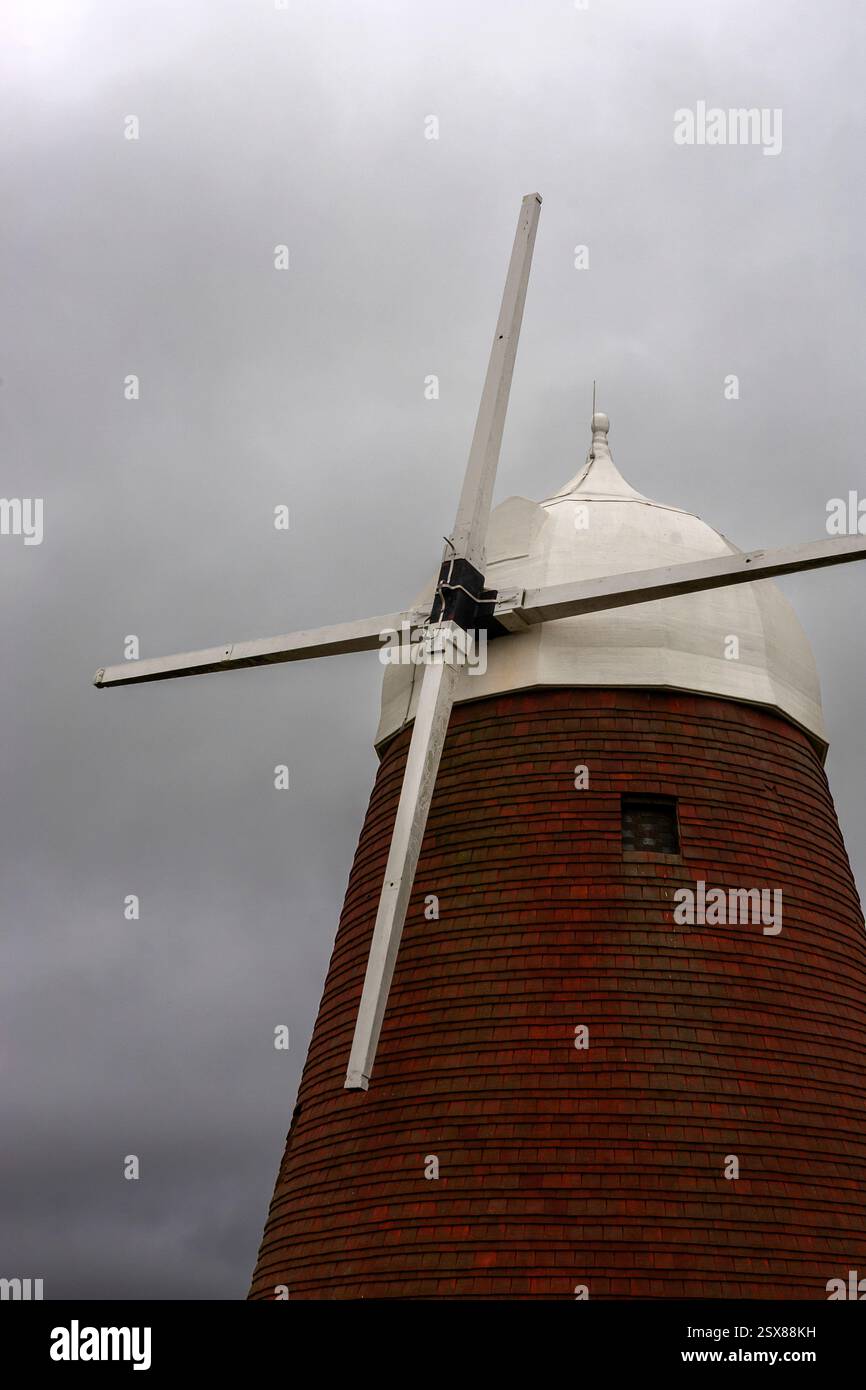 Halnaker windmill, a tower mill which stands on Halnaker Hill ...