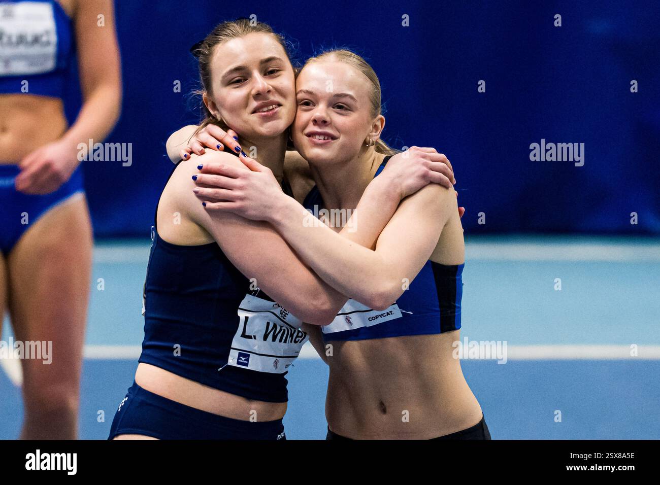Lisa Wilker of Tingvoll FIK and Julie Bjørge Madsen of Ranheim IL, USA ...