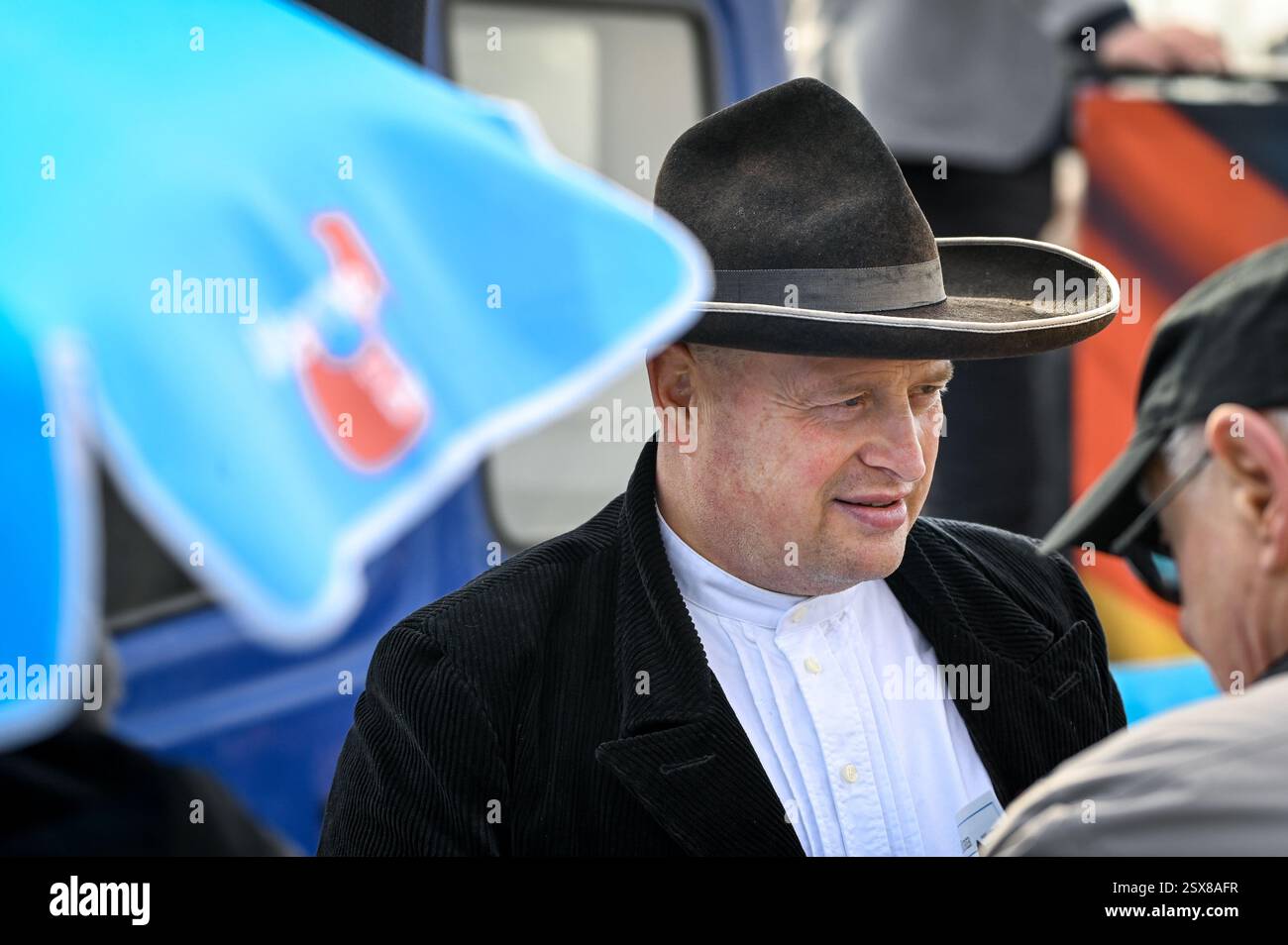 Bitterfeld Wolfen, Germany. 22nd Feb, 2025. Volker Scheurell, AfD ...