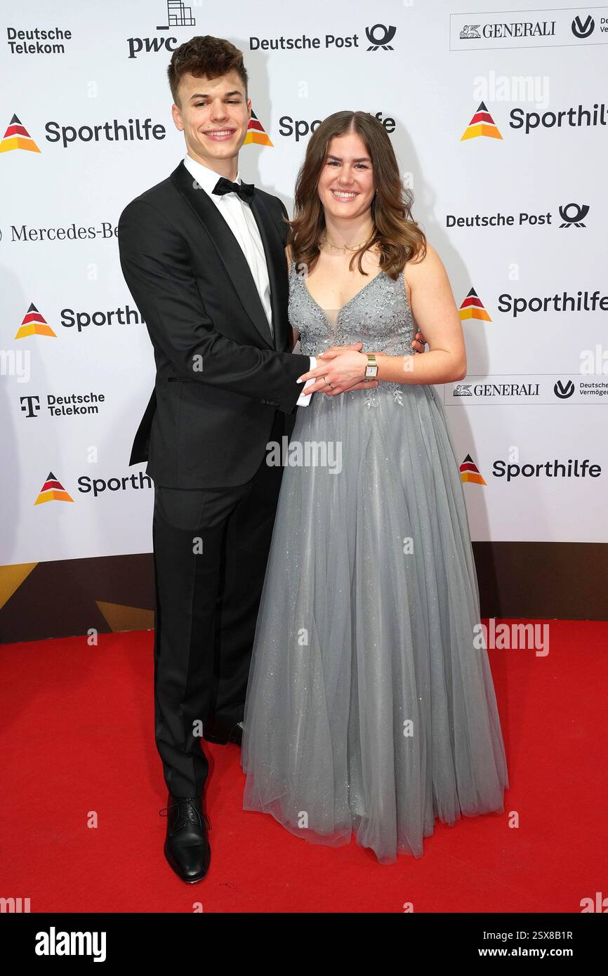 Taliso Engel und Kim Moessner beim Ball des Sports am 22.02.2025 in ...