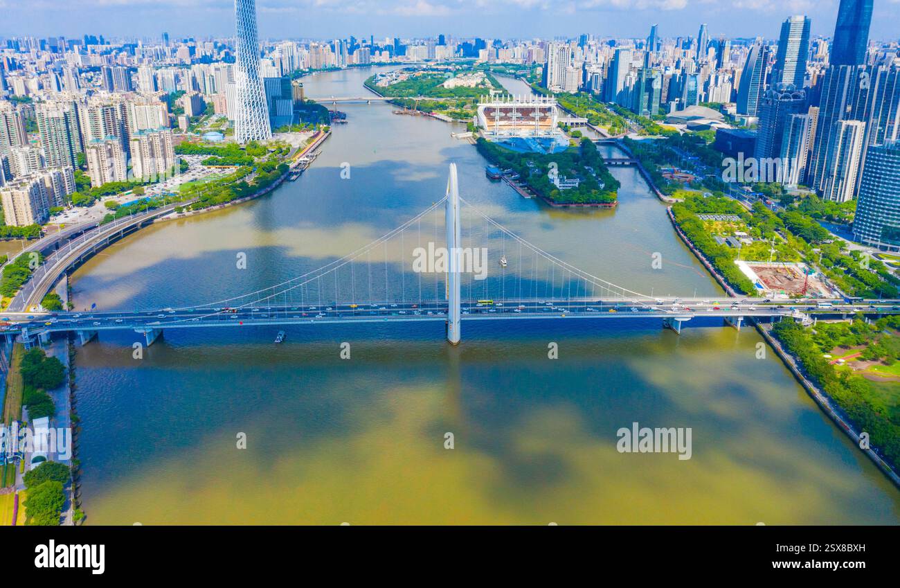 Liede Bridge, Guangzhou City, Guangdong Province, China Stock Photo - Alamy