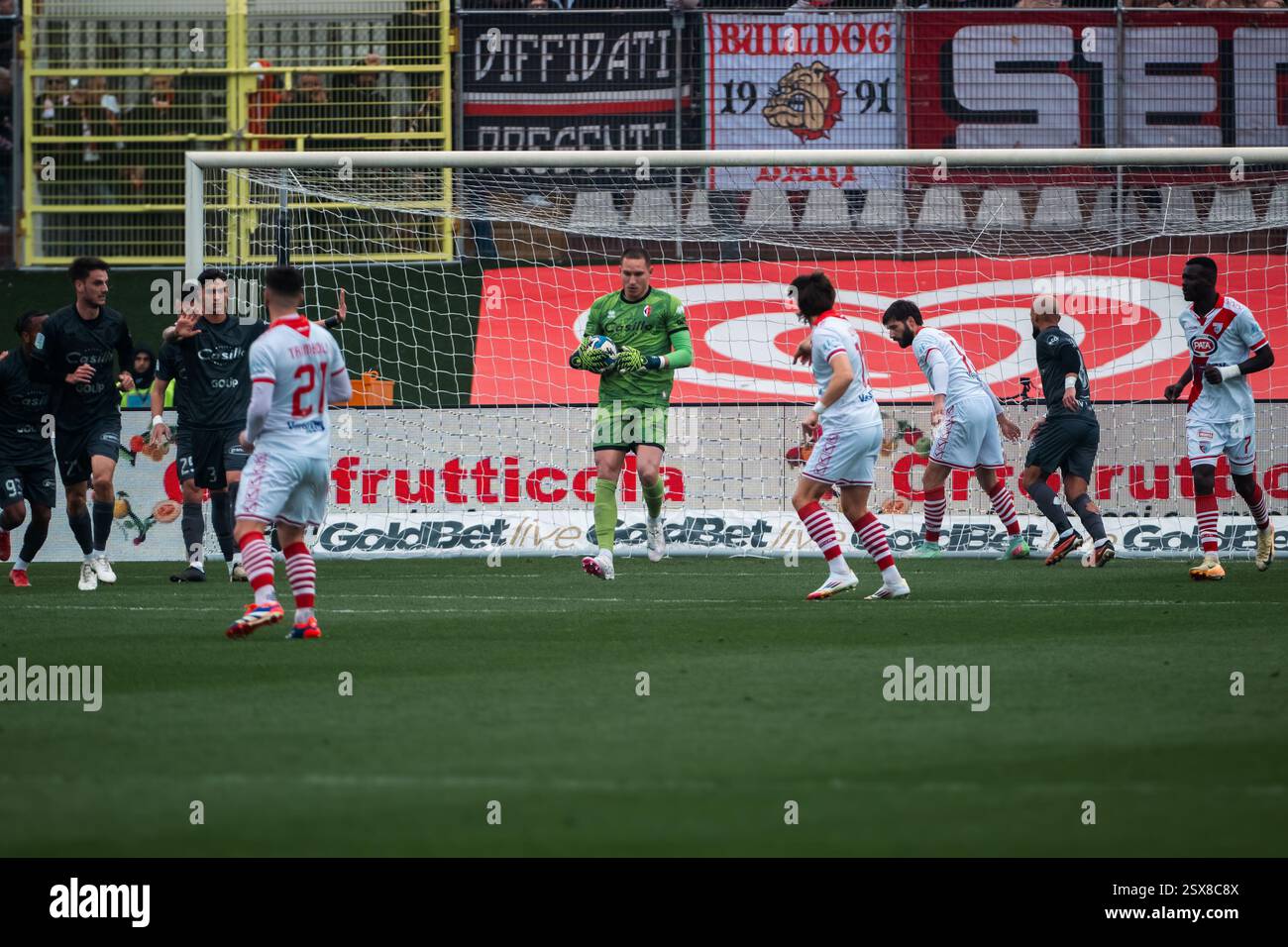 Mantova, Italy. 22nd Feb, 2025. Boris Radunovic of SSC Bari during the Italian Serie B match ...