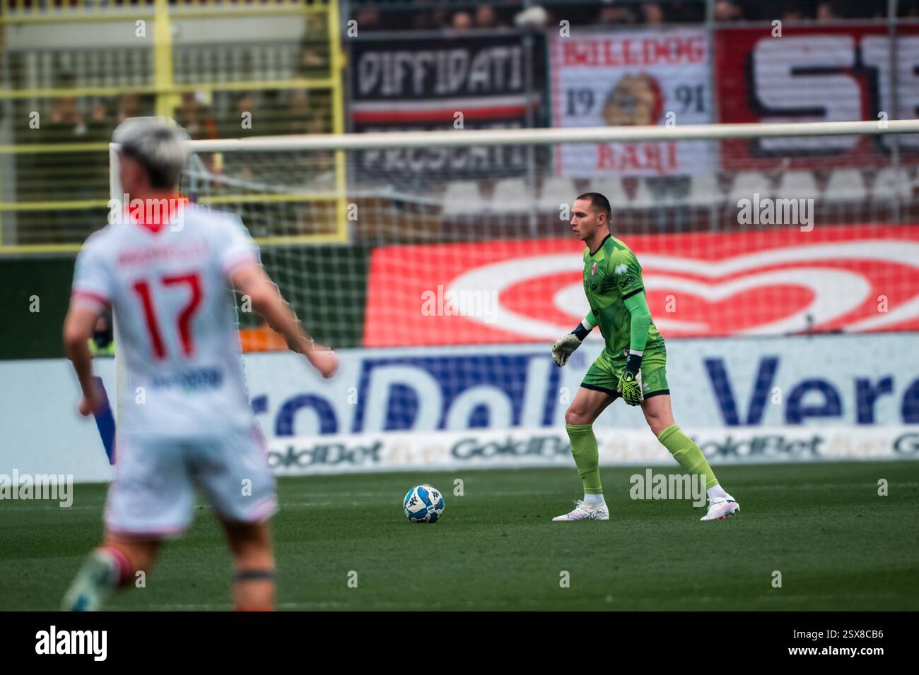 Boris Radunovic of SSC Bari during the Italian Serie B match between Mantova 1911 vs SSC Bari in ...