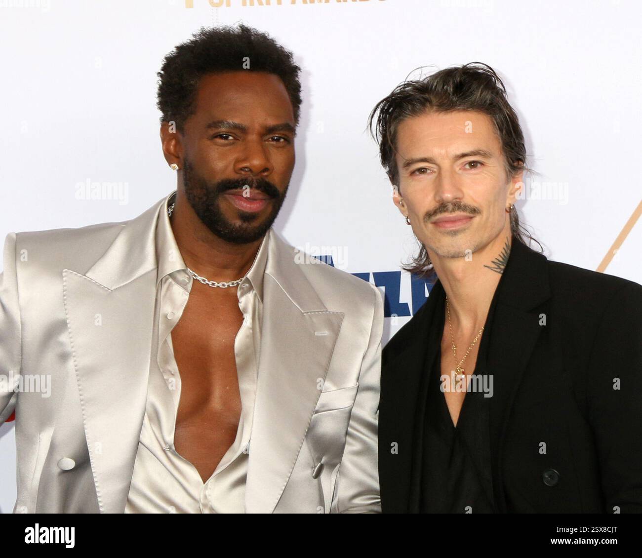 February 23, 2025, Santa Monica, Ca, USA: LOS ANGELES - FEB 22: Colman Domingo, Raul Domingo at ...