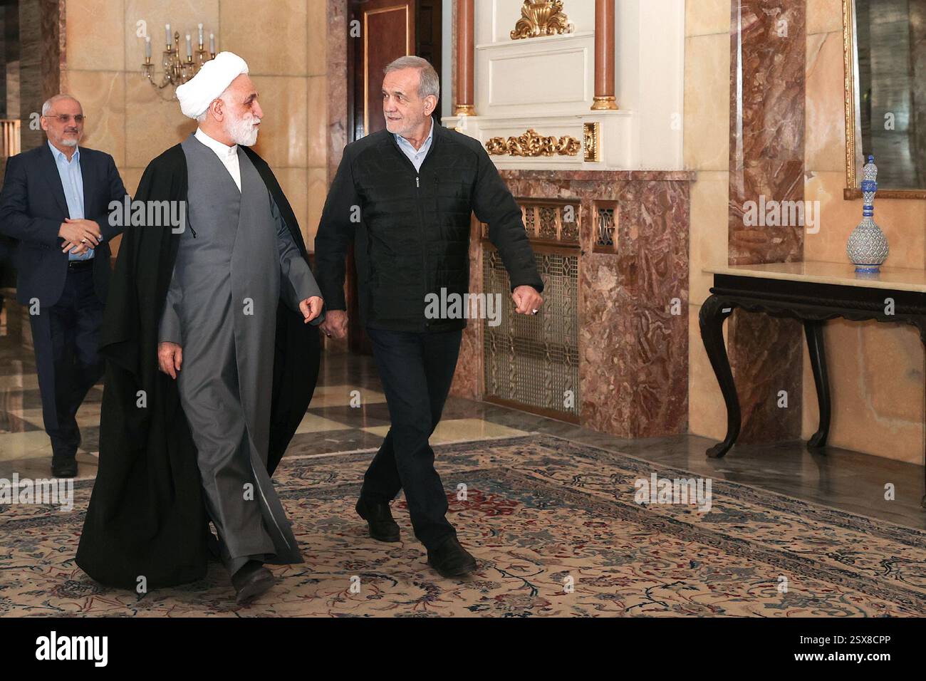 Tehran, Iran. 22nd Feb, 2025. Iranian Chief Justice GHOLAM HOSSEIN ...