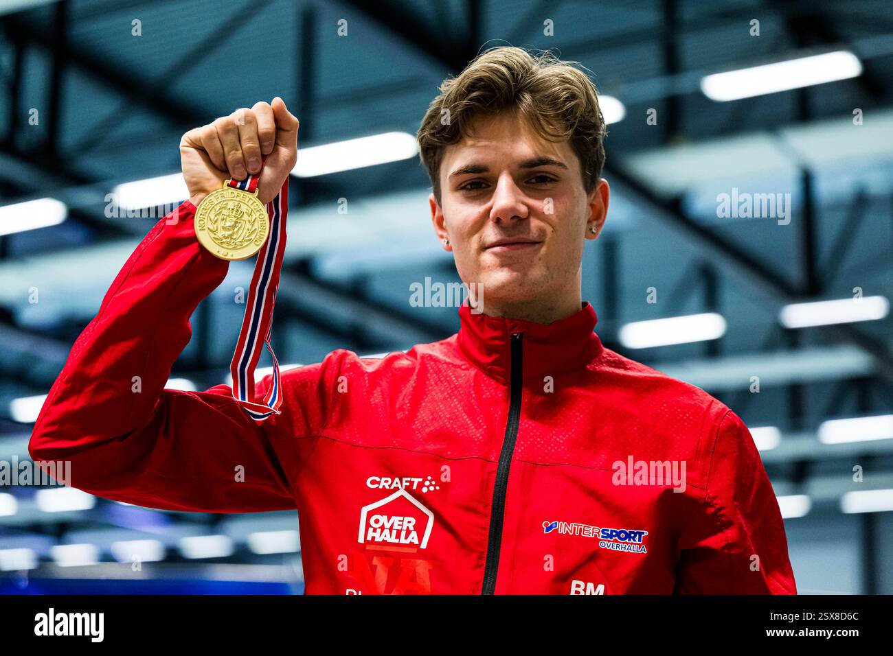 Even Elias Grannes Pedersen of Overhalla IL, USA. , . after winning the ...