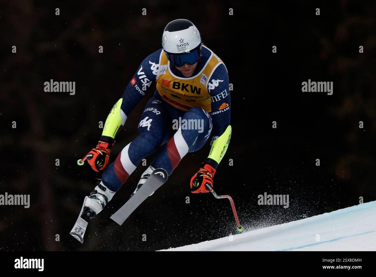 United States' Ryan Cochran Siegle speeds down the course during an ...
