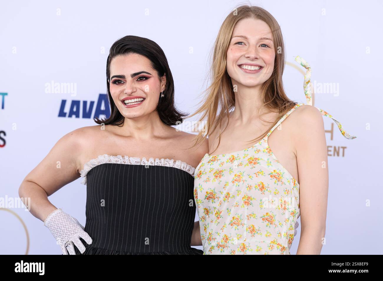 SANTA MONICA, LOS ANGELES, CALIFORNIA, USA - FEBRUARY 22: Nava Mau and ...