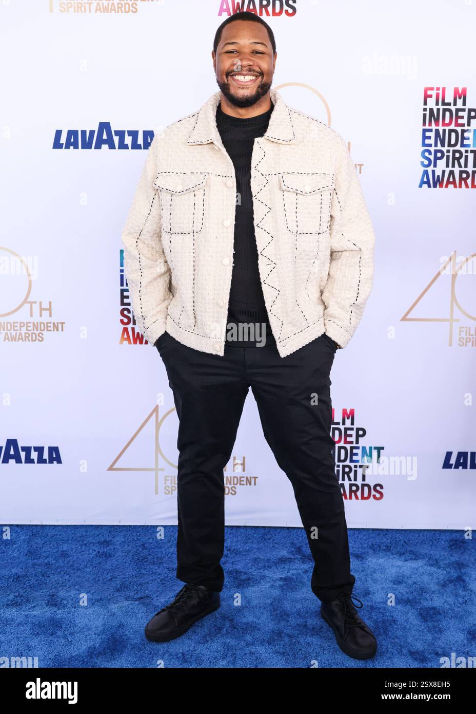 SANTA MONICA, LOS ANGELES, CALIFORNIA, USA - FEBRUARY 22: Luke Tennie ...