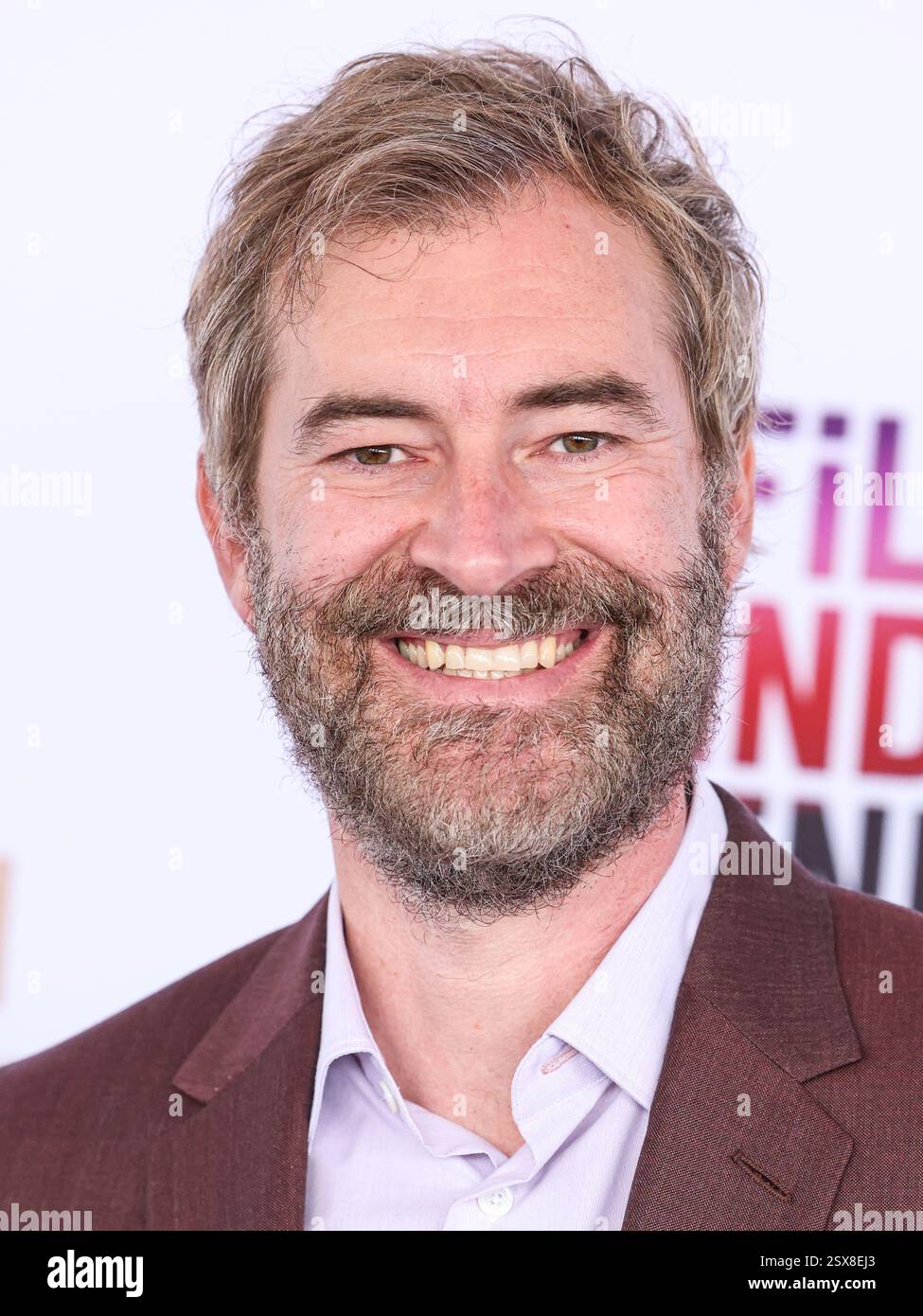 SANTA MONICA, LOS ANGELES, CALIFORNIA, USA - FEBRUARY 22: Mark Duplass ...