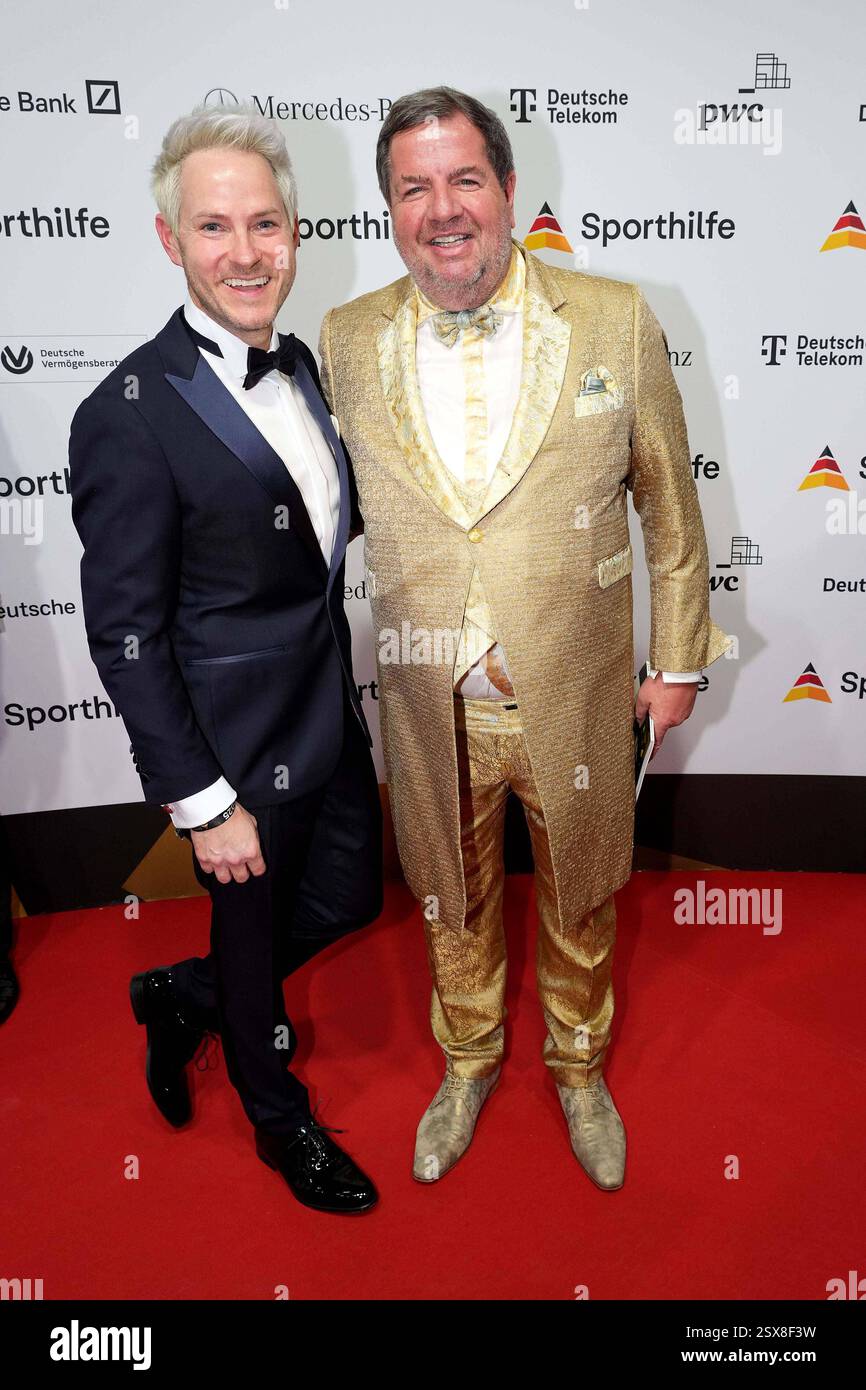 Marcel Wagner und Bernd Reisig beim Ball des Sports am 22.02.2025 in ...