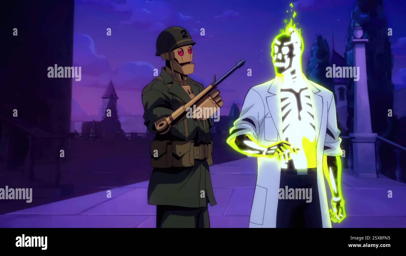 CREATURE COMMANDOS (2024), directed by MATT PETERS and SAM LIU. Credit ...