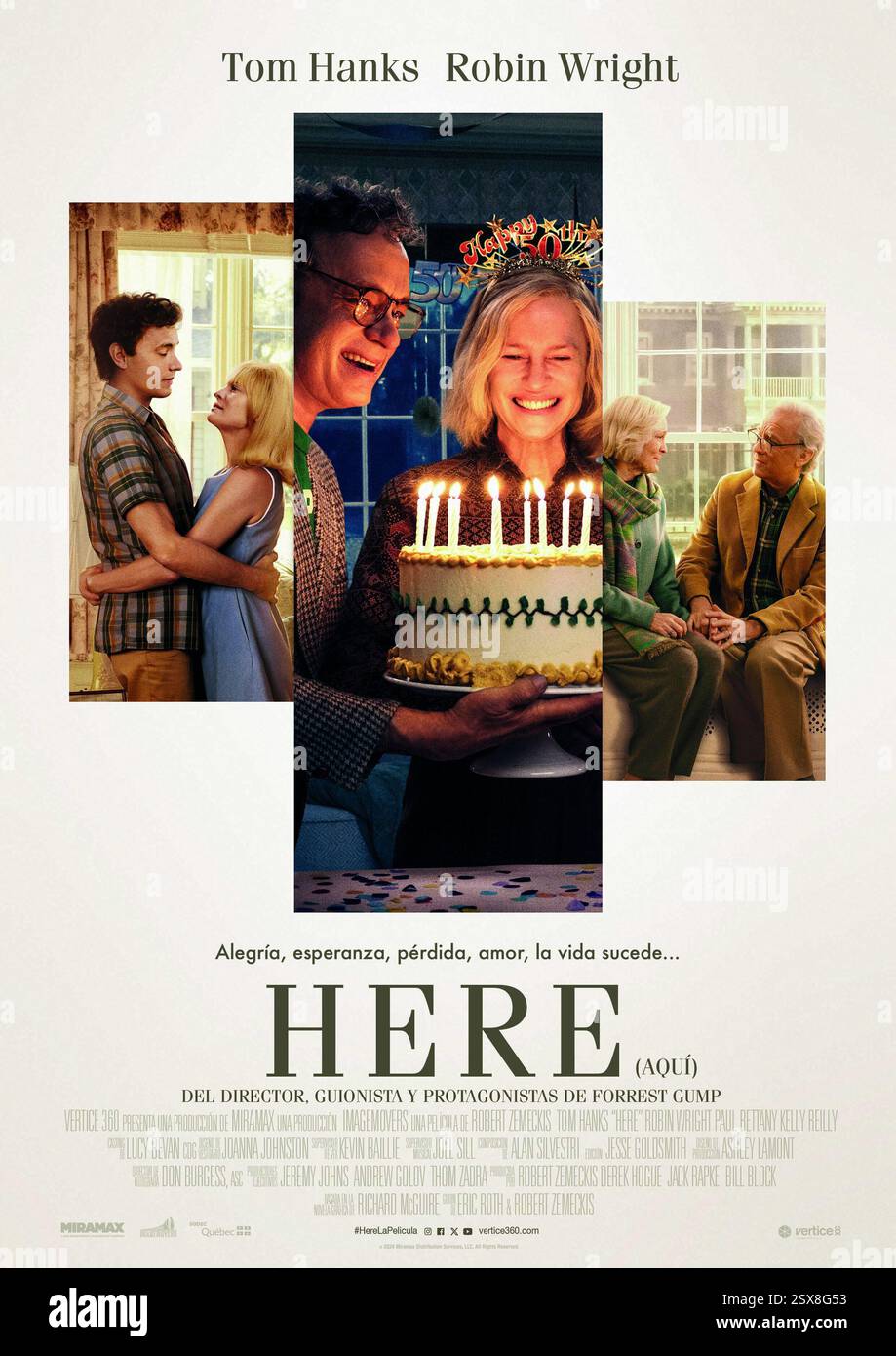 HÉRÉ (2024), directed by ROBERT ZEMECKIS. Credit: ImageMovers / Miramax ...