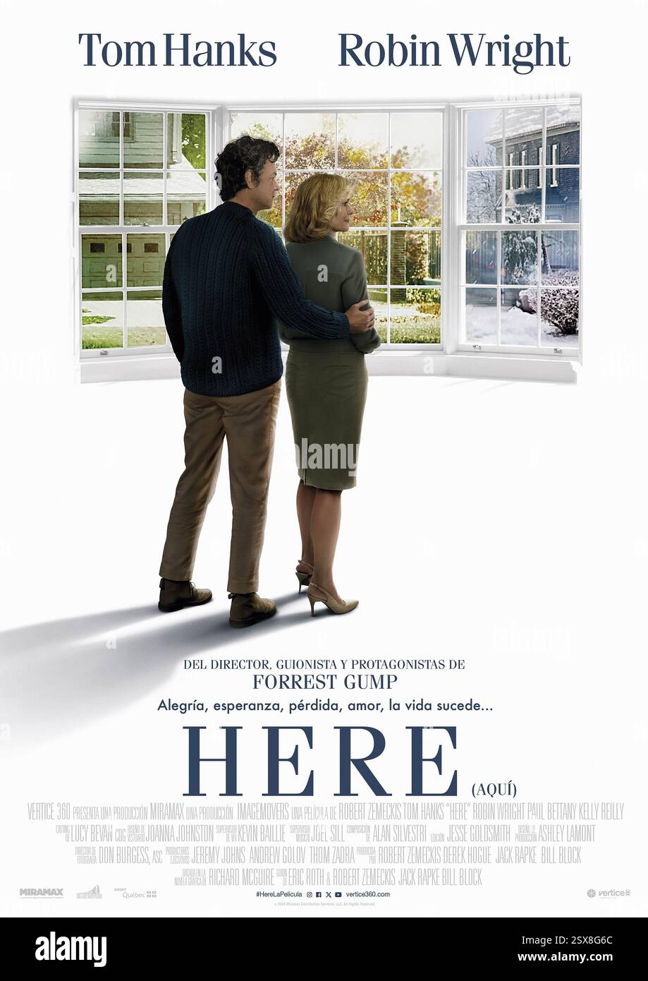 HÉRÉ (2024), directed by ROBERT ZEMECKIS. Credit: ImageMovers / Miramax ...