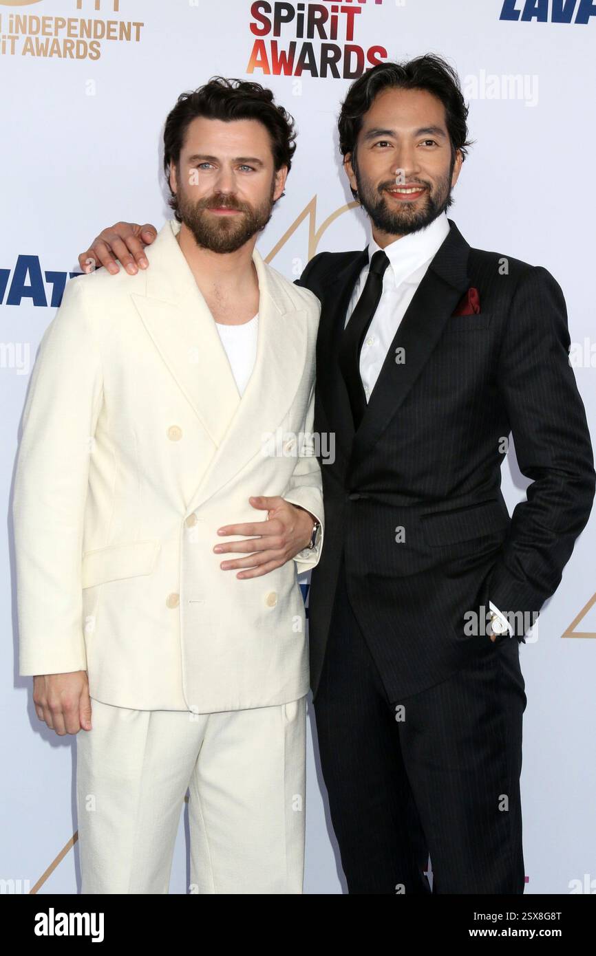 Santa Monica, Ca. 22nd Feb, 2025. Tommy Bastow, Shinnosuke Abe at arrivals for Film Independent ...