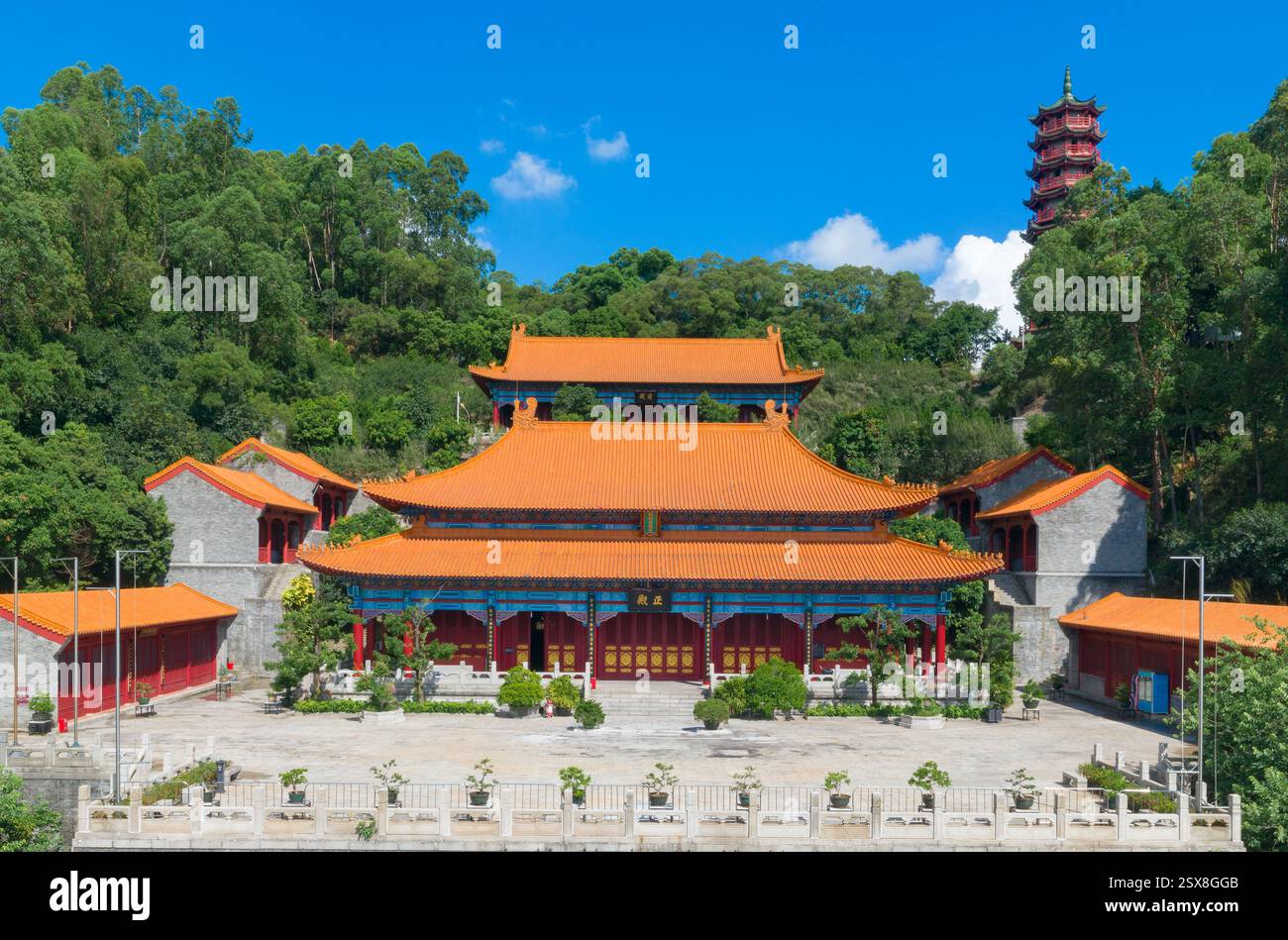 Tianhou Palace Scenic Area, Guangzhou, Guangdong Province, China Stock ...