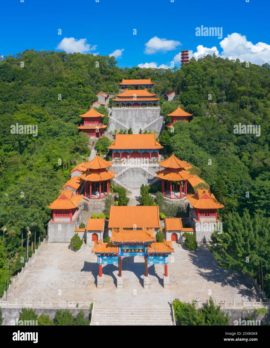 Tianhou Palace Scenic Area, Guangzhou, Guangdong Province, China Stock ...