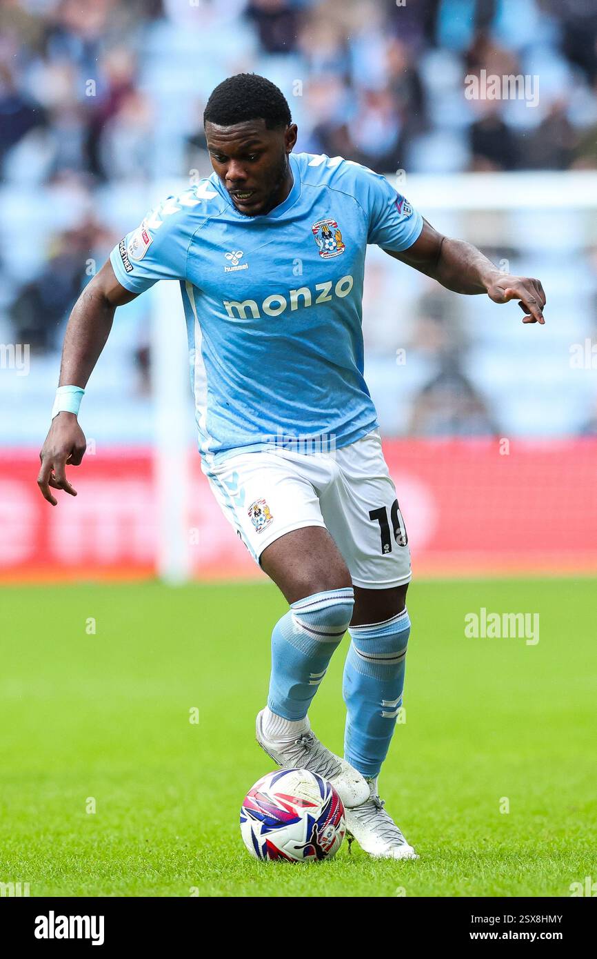 Coventry City's Ephron Mason-Clark during the Sky Bet Championship ...