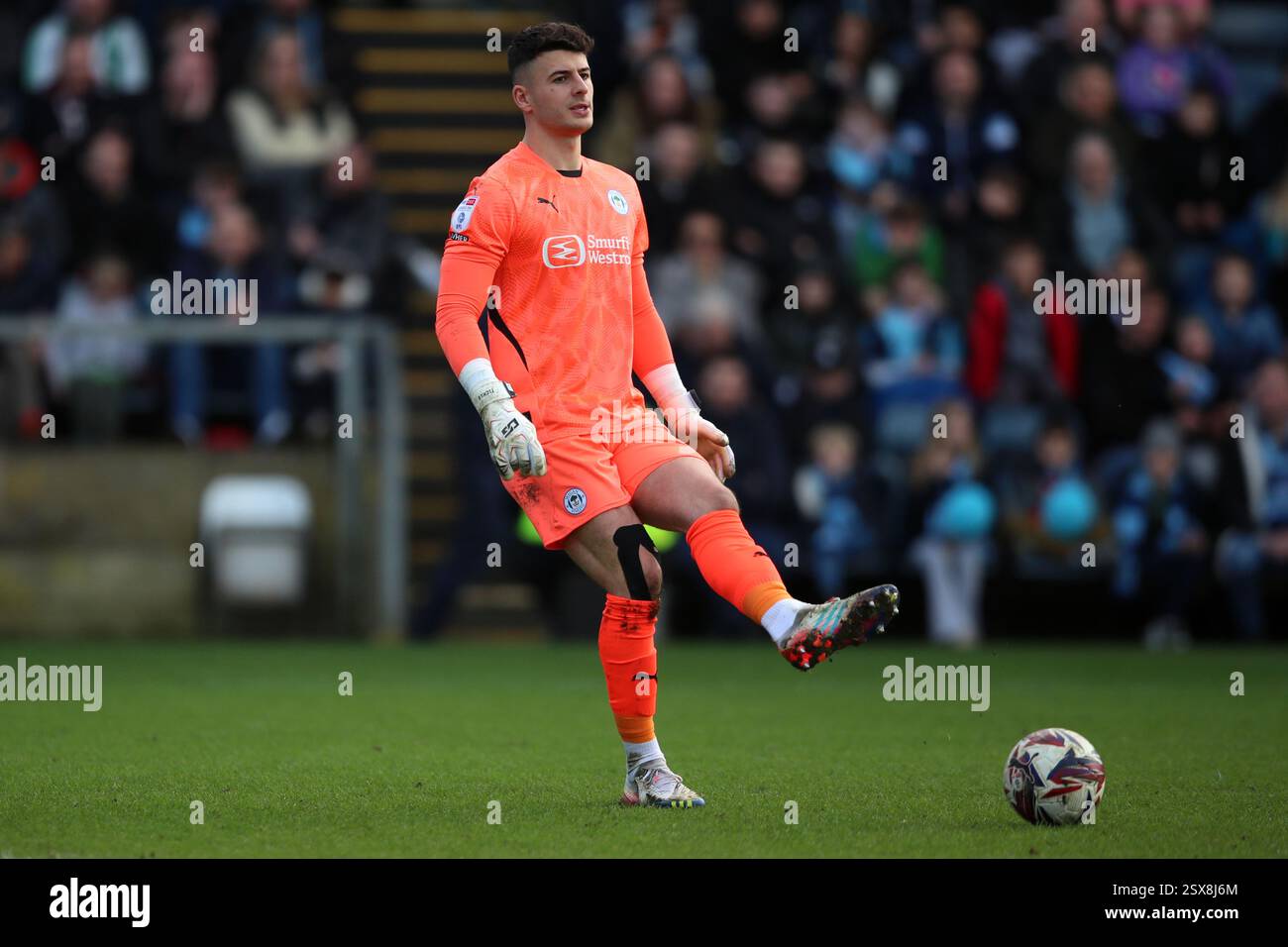 Wigan Athletic goalkeeper Sam Tickle during the Sky Bet League One ...