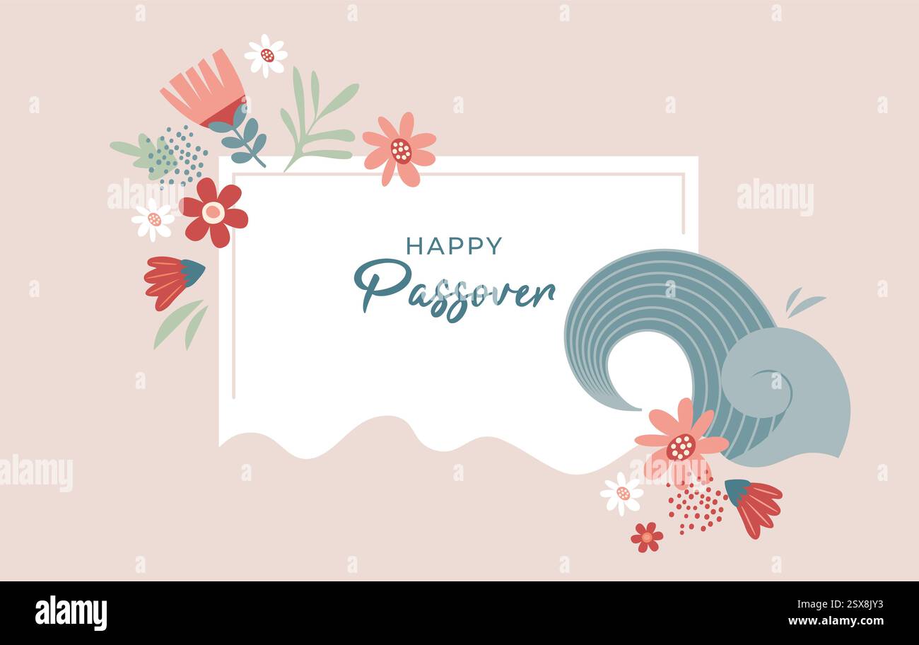 Happy Passover background, banner and poster design. Geometrical modern ...