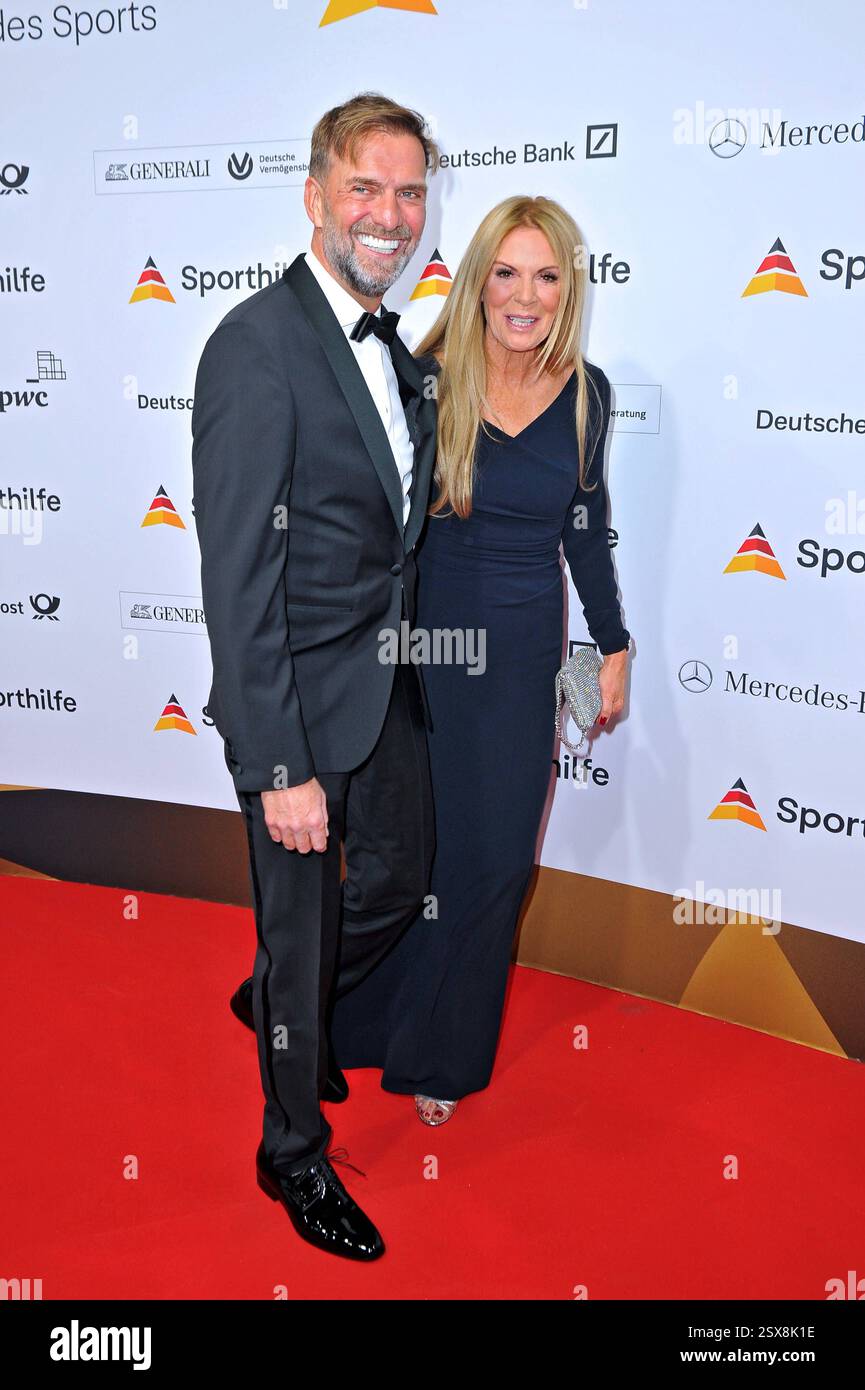 54. Ball des Sports . Jürgen Klopp mit seiner Ehefrau Ulla Sandrock ...