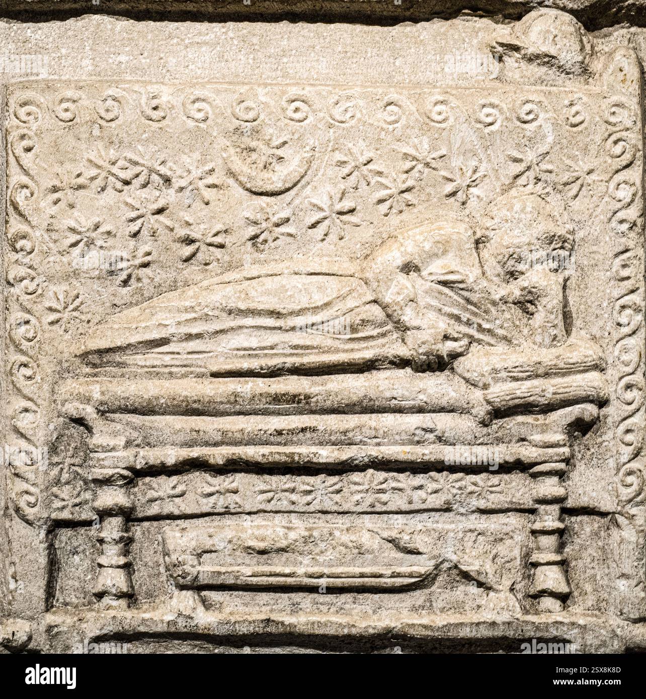 Italy Abruzzo L'Aquila National museum of Abruzzo, Roman relief with ...