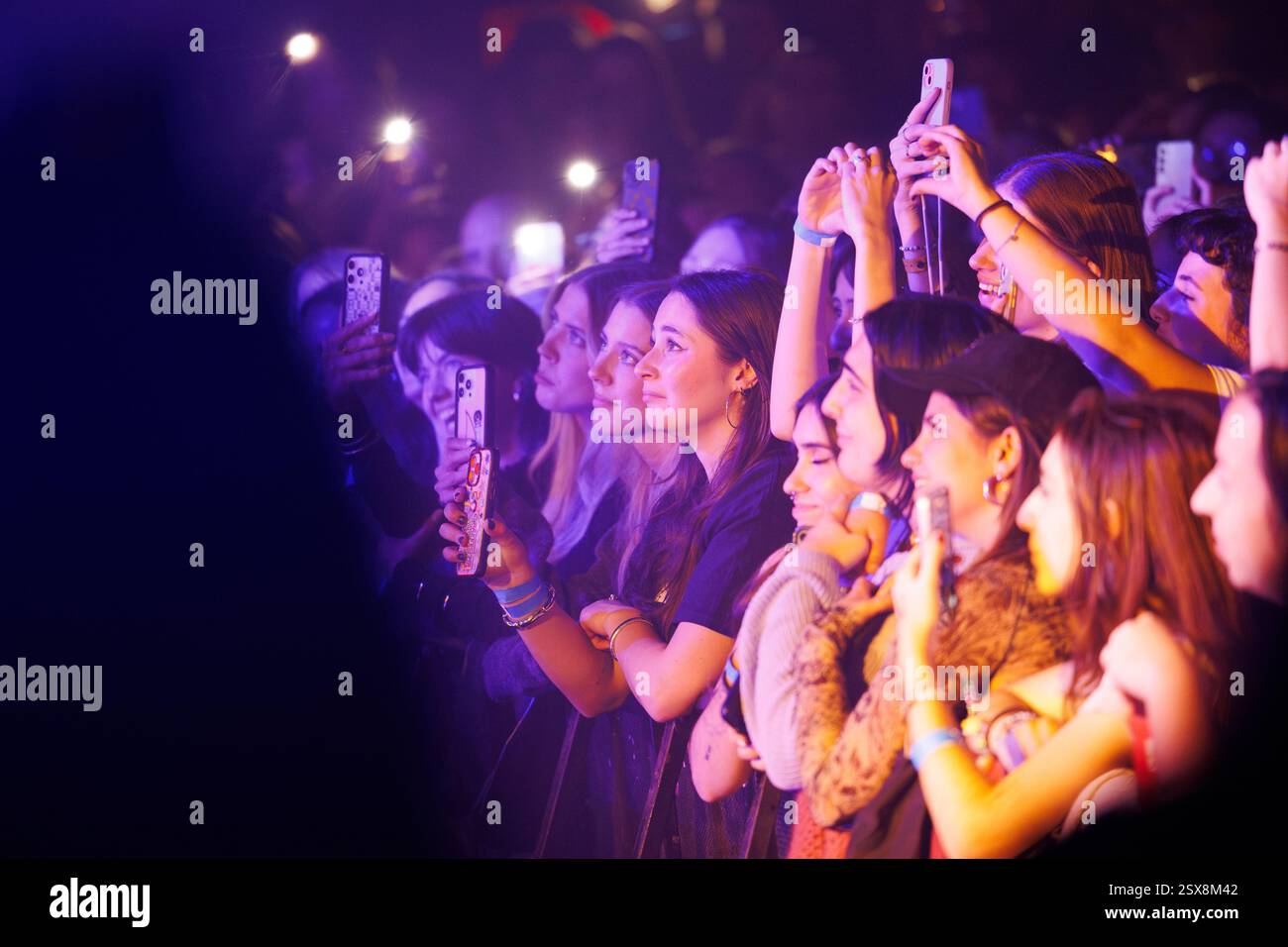 Barcelona, Spain. 9th December, 2024. Emotional Fans during the Role ...