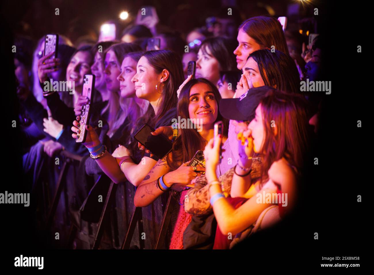 Barcelona, Spain. 9th December, 2024. Emotional Fans during the Role ...