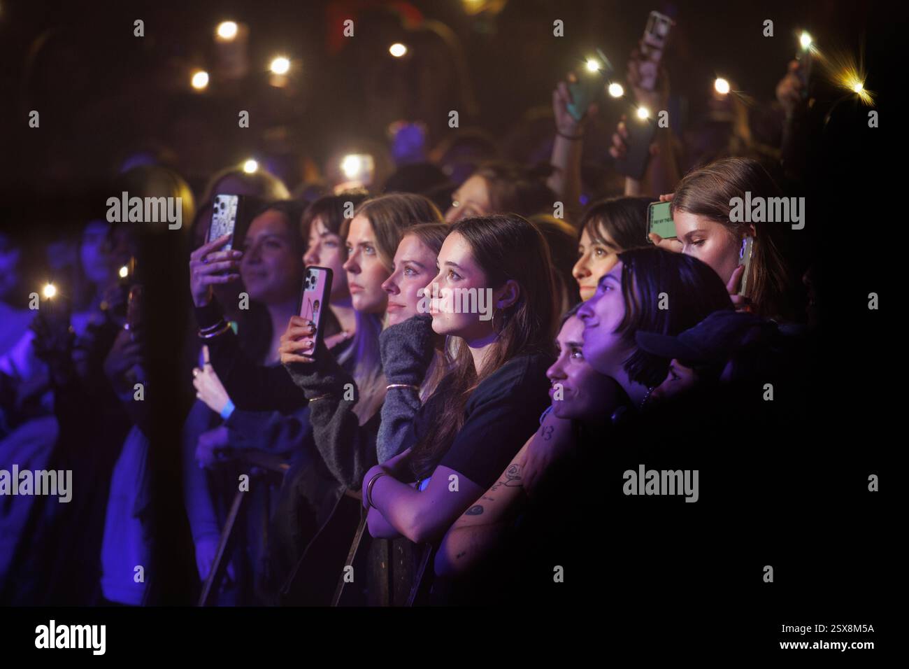 Barcelona, Spain. 9th December, 2024. Emotional Fans during the Role ...