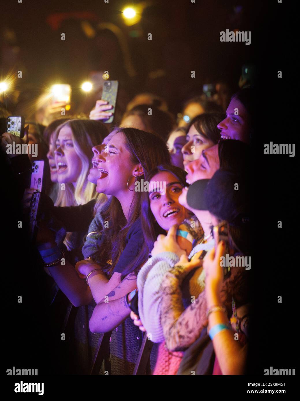 Barcelona, Spain. 9th December, 2024. Emotional Fans during the Role ...