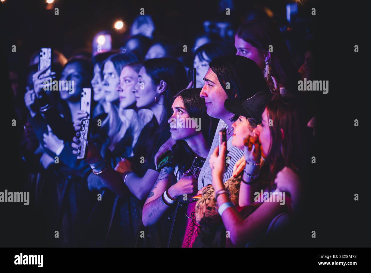 Barcelona, Spain. 9th December, 2024. Emotional Fans during the Role ...
