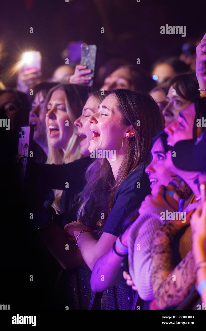 Barcelona, Spain. 9th December, 2024. Emotional Fans during the Role ...