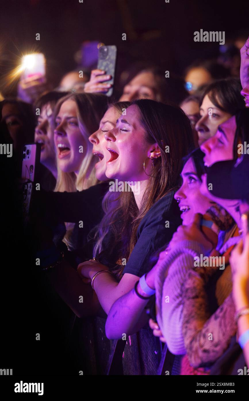 Barcelona, Spain. 9th December, 2024. Emotional Fans during the Role ...