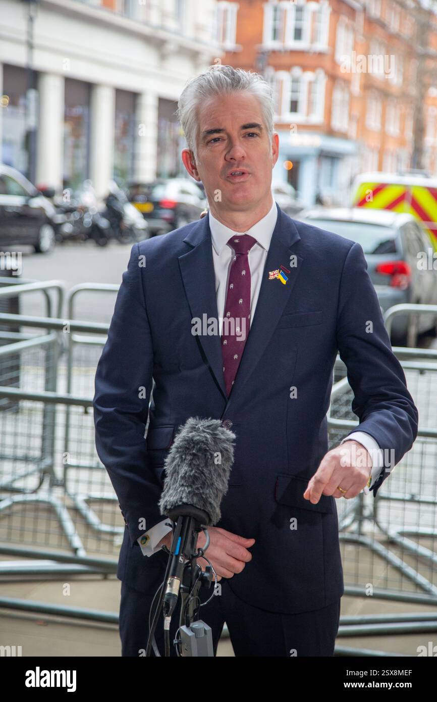 February 23, 2025, London, England, United Kingdom: Shadow Defence ...