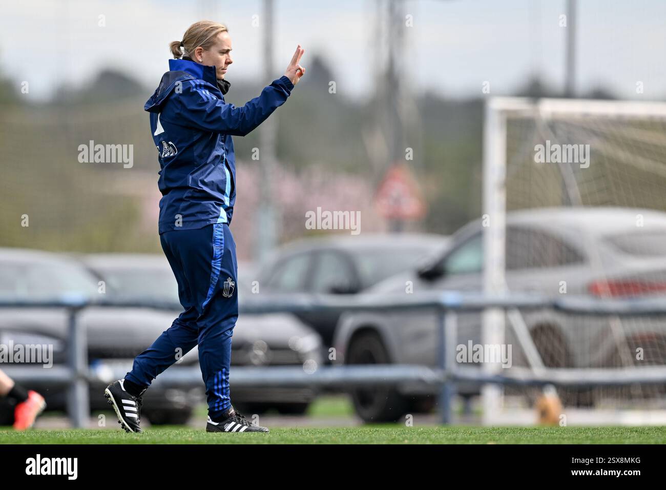 Valencia, Spain. 22nd Feb, 2025. Assistant Coach Brett Maron of Belgium ...