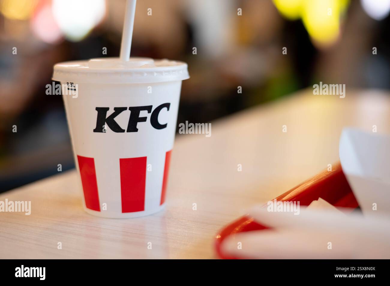 Paper Cup with KFC Stock Photo - Alamy